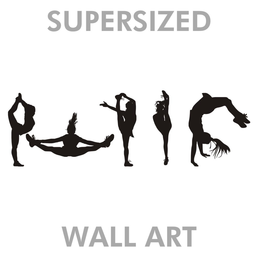 Personalised Cheer Vinyl Wall Art Figure » InnovationBen
