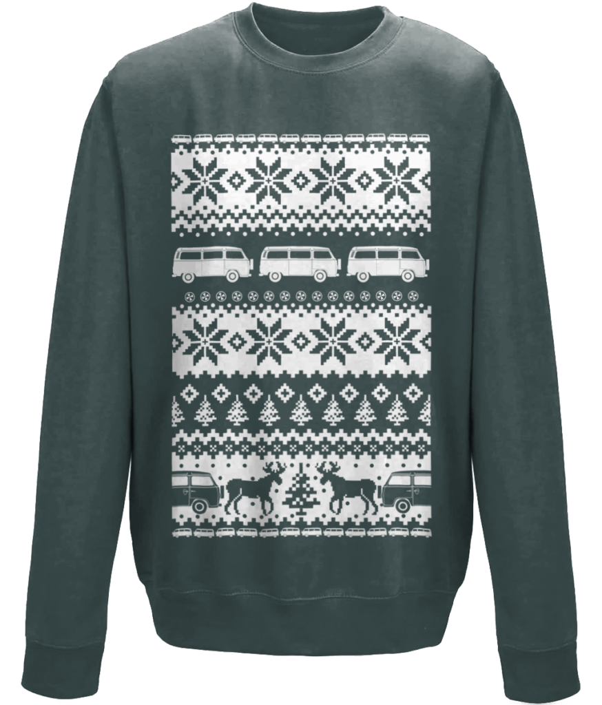 VW T2 Bay Window Christmas Jumper » InnovationBen